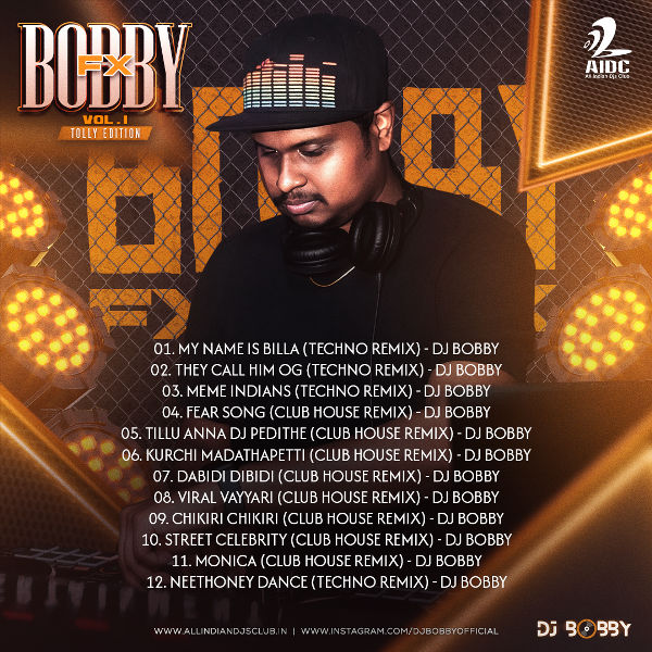 AIDC - Bobby Fx - Vol. 01 (Tolly Edition) - DJ Bobby